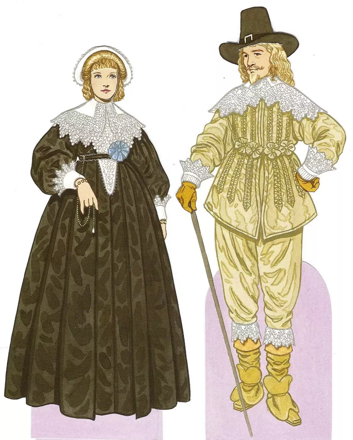 Kostumets historie i barok- og rokoko -perioden