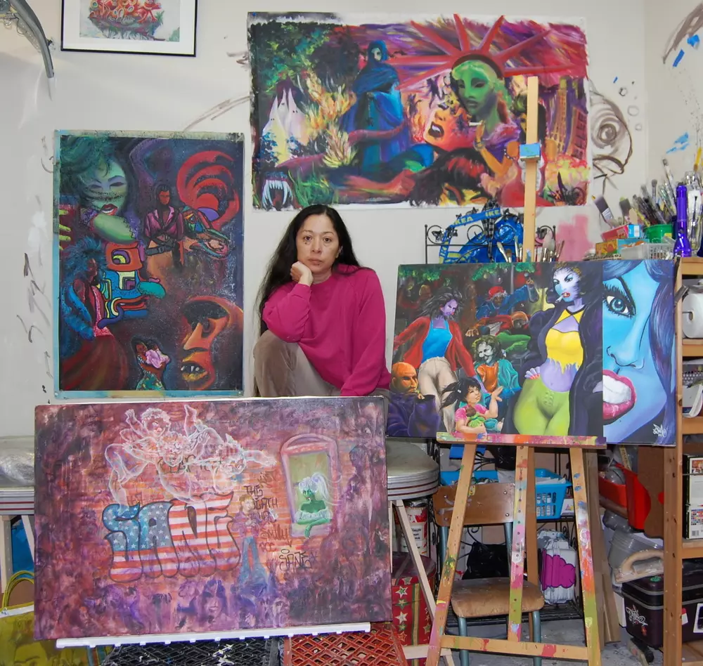 "On aika": Street Art Trailblazer Lady Pink, miksi hän maalaa muistomerkkejä laulamattomille graffitin legendoille