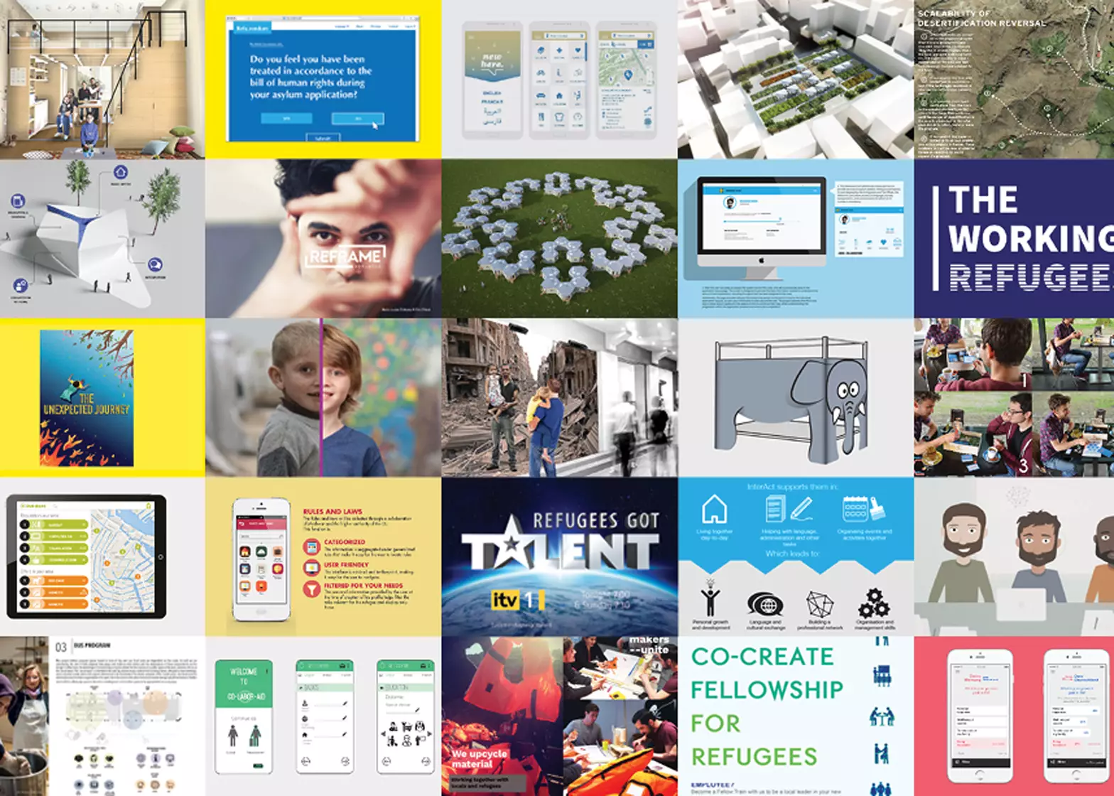 „What Design Can Do Refugee Challenge“ pristato 25 atrinktus projektus, skirtus pagerinti pabėgėlių gyvenimą