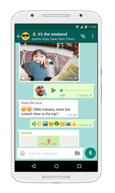 Rete an kontak fason entelijan ak Whatsapp - Voye epi resevwa mesaj gratis